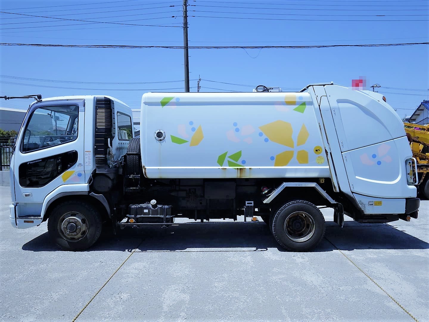 8.1㎥ Rotary garbage truck (Mitsubishi H21) - ZMC JAPAN